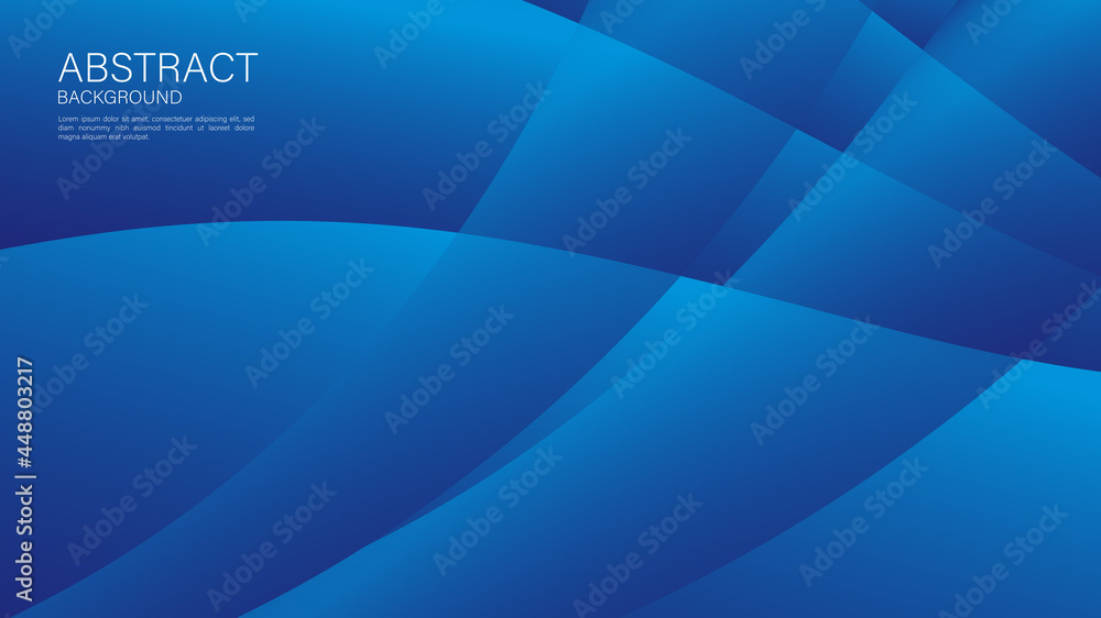 Blue abstract background, wave vector background, blue background ...