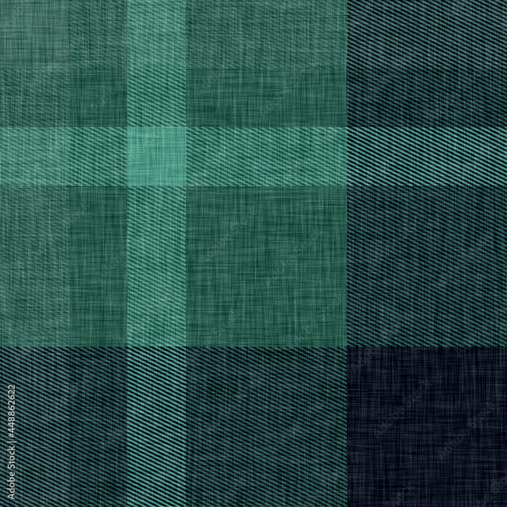 Traditional gingham plaid woven linen texture. Seamless winter style ...