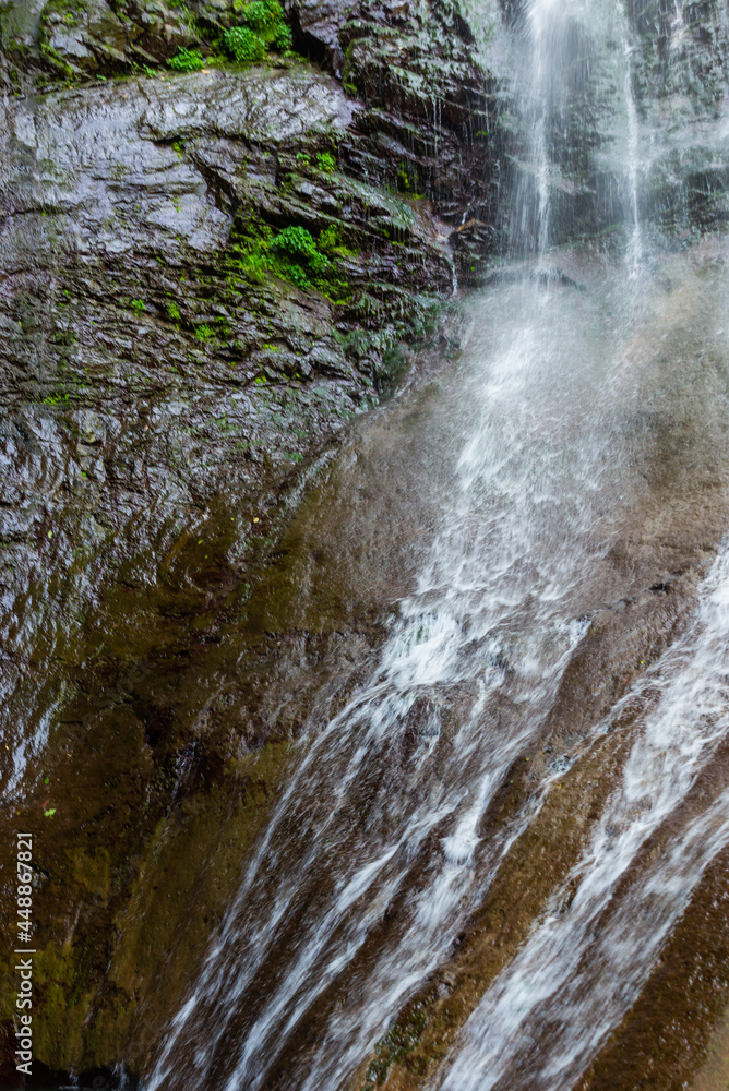 BATUMI, GEORGIA: Makhuntseti or Mahuntseti waterfall. This is one of ...