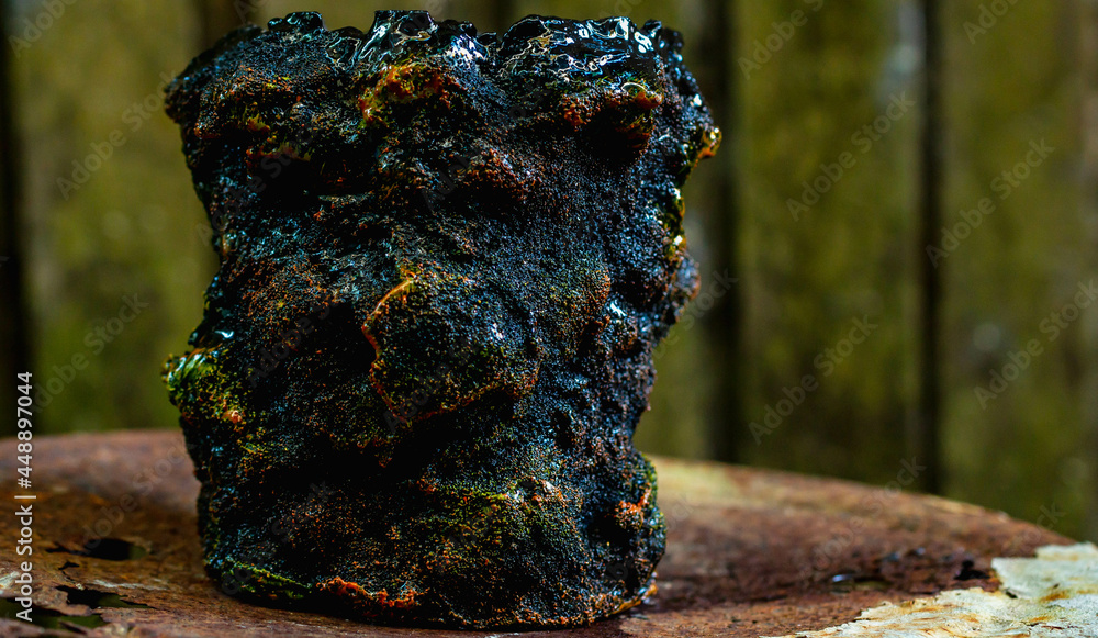 Beautiful artisan pot made from paper waste and concrete Stock Photo ...