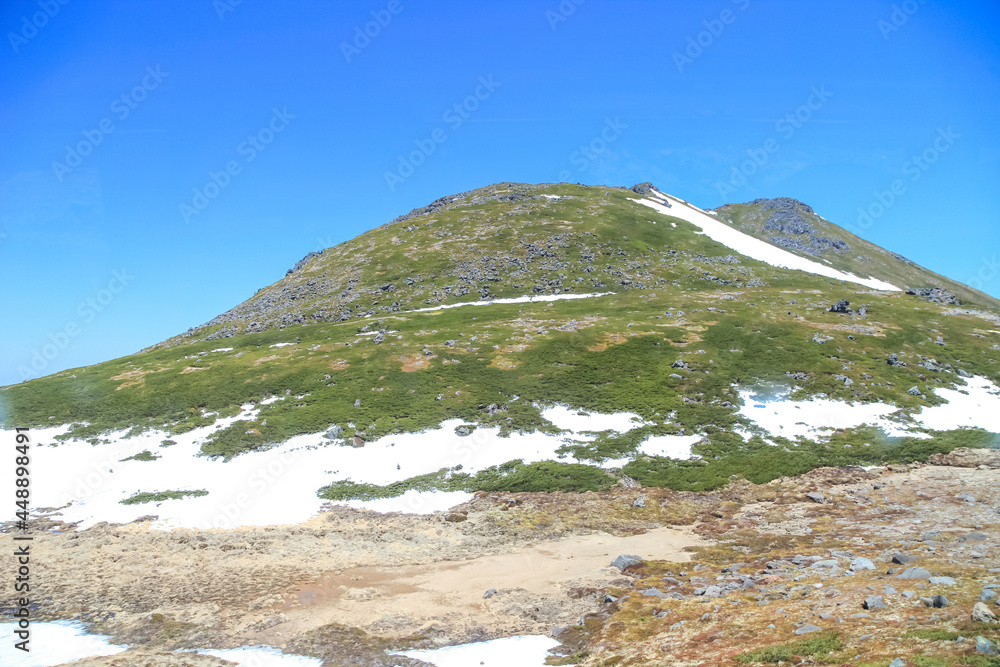 Tateyama Kurobe Alpine Route with beautiful landscape snow mountains ...