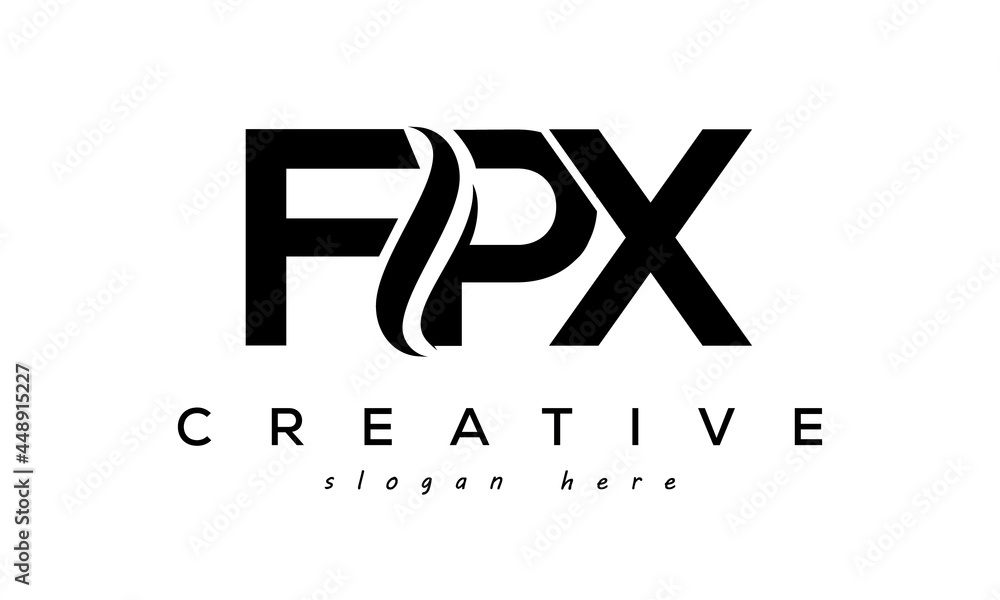 Letter FPX creative logo design vector Stock Vector | Adobe Stock