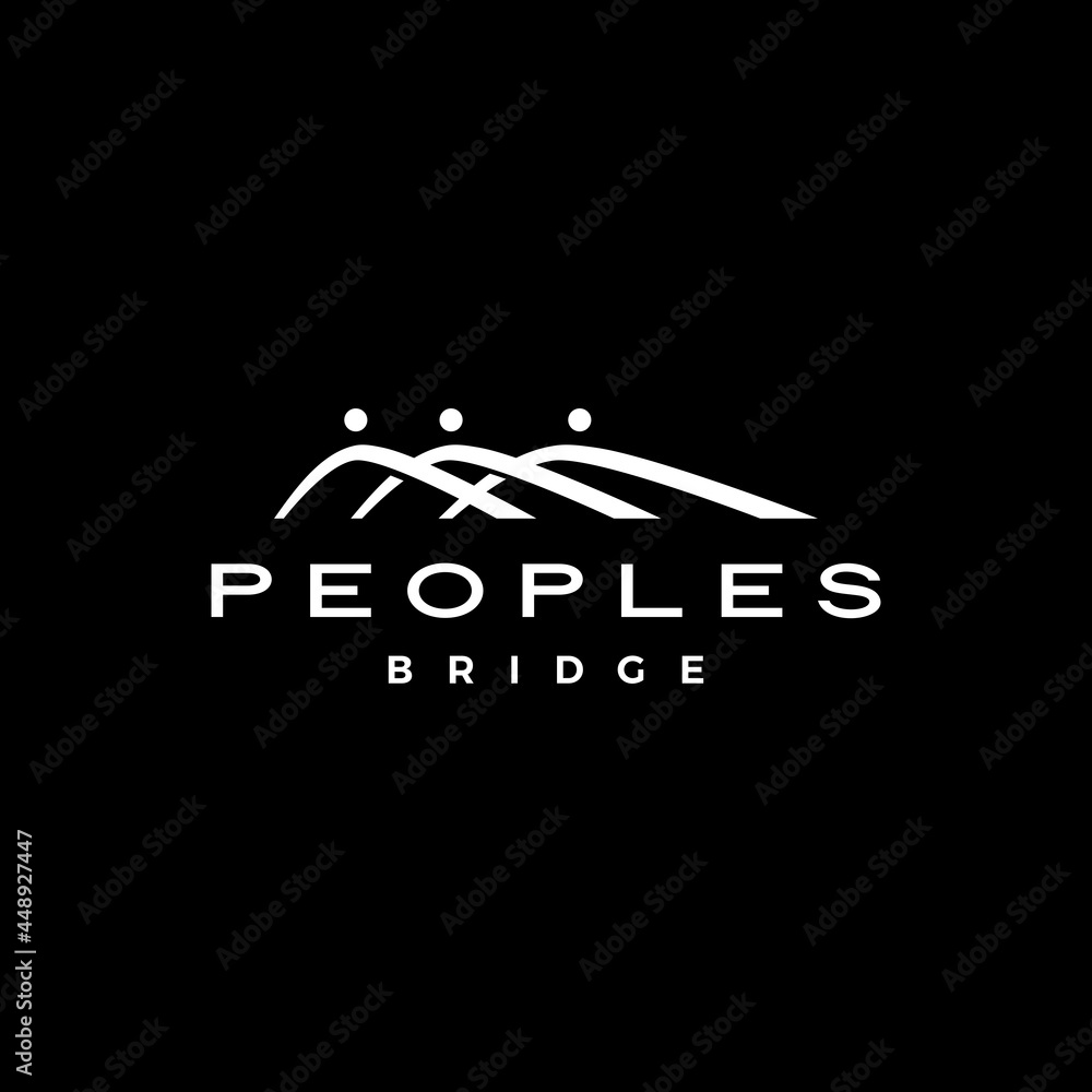 people bridge group three 3 community family connection team work ...