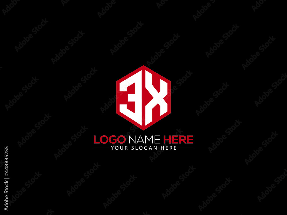 Vetor de Letter EX Logo, creative ex logo icon vector for your brand do ...