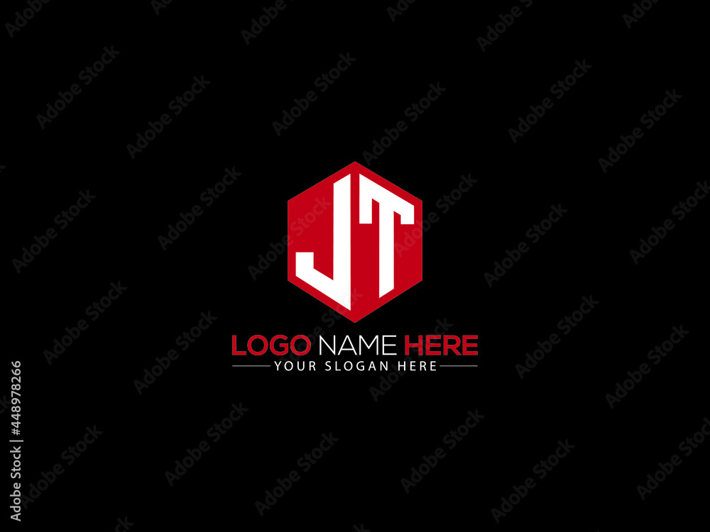 Letter JT Logo, creative jt logo icon vector for your brand Stock ...