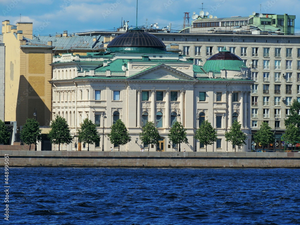 The architecture of buildings in St. Petersburg, an old unified ...