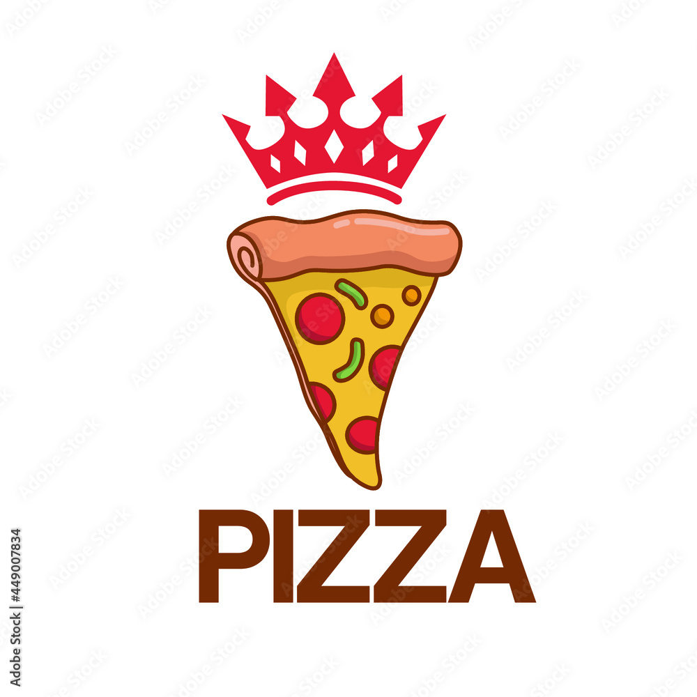 modern pizza logo design. pizza vector logo design Stock Vector | Adobe ...