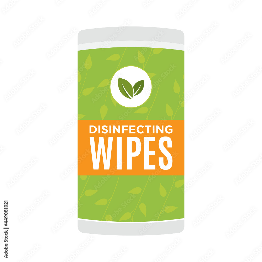 Disinfecting Wipes, Vector Odor-Free Disinfecting Wipes Container ...