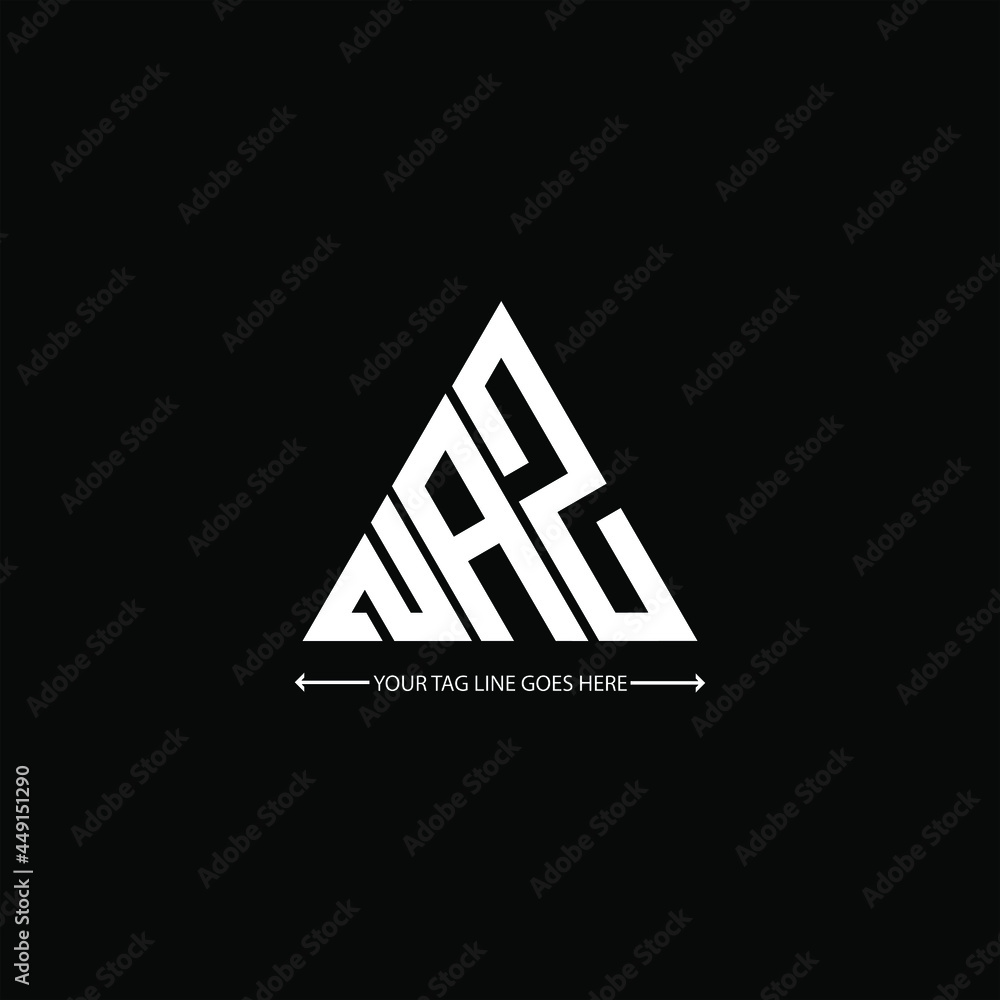 NAZ letter logo creative design. NAZ unique design Stock Vector | Adobe ...