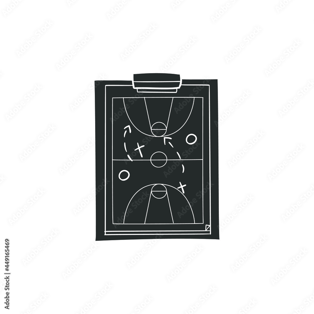 Tactics Icon Silhouette Illustration. Strategy Vector Graphic Pictogram ...