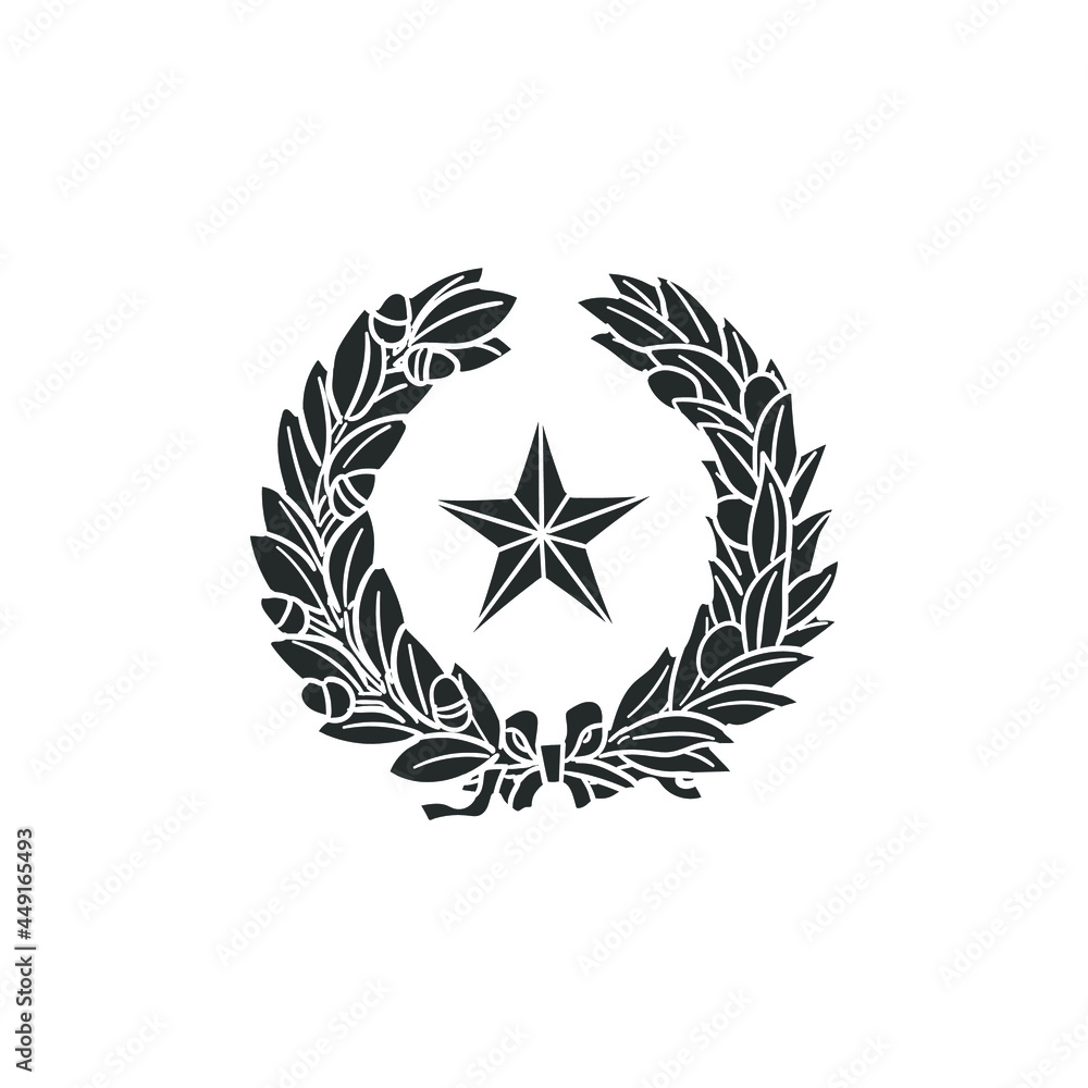 Texas Flag Icon Silhouette Illustration. State Insignia Vector Graphic ...