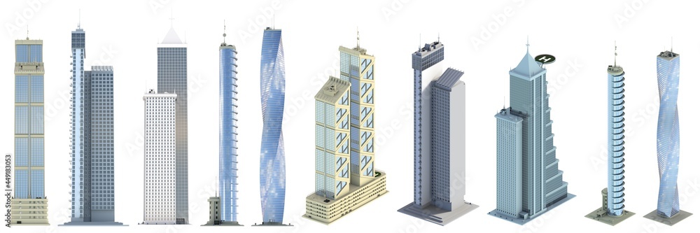 10 various angles views very detailed renders of fictional design ...
