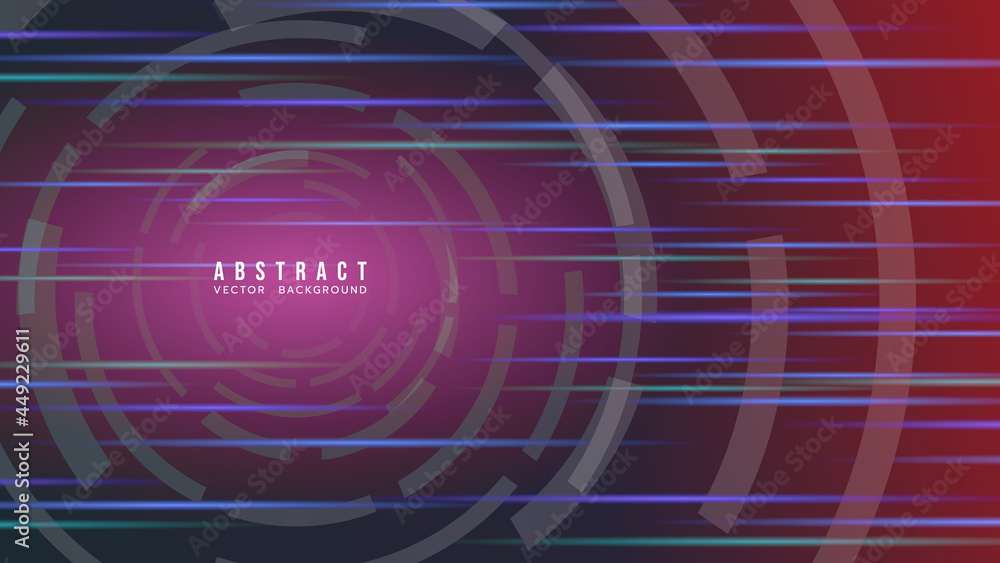 Abstract Colorful gradation with geometric shape background ...