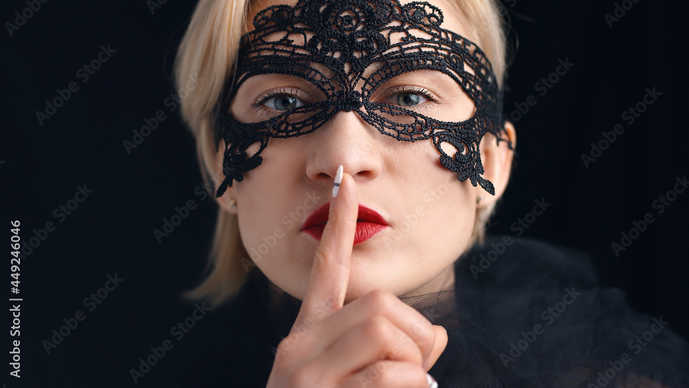 Fotografia do Stock: A model dressed in a masquerade ball costume for ...