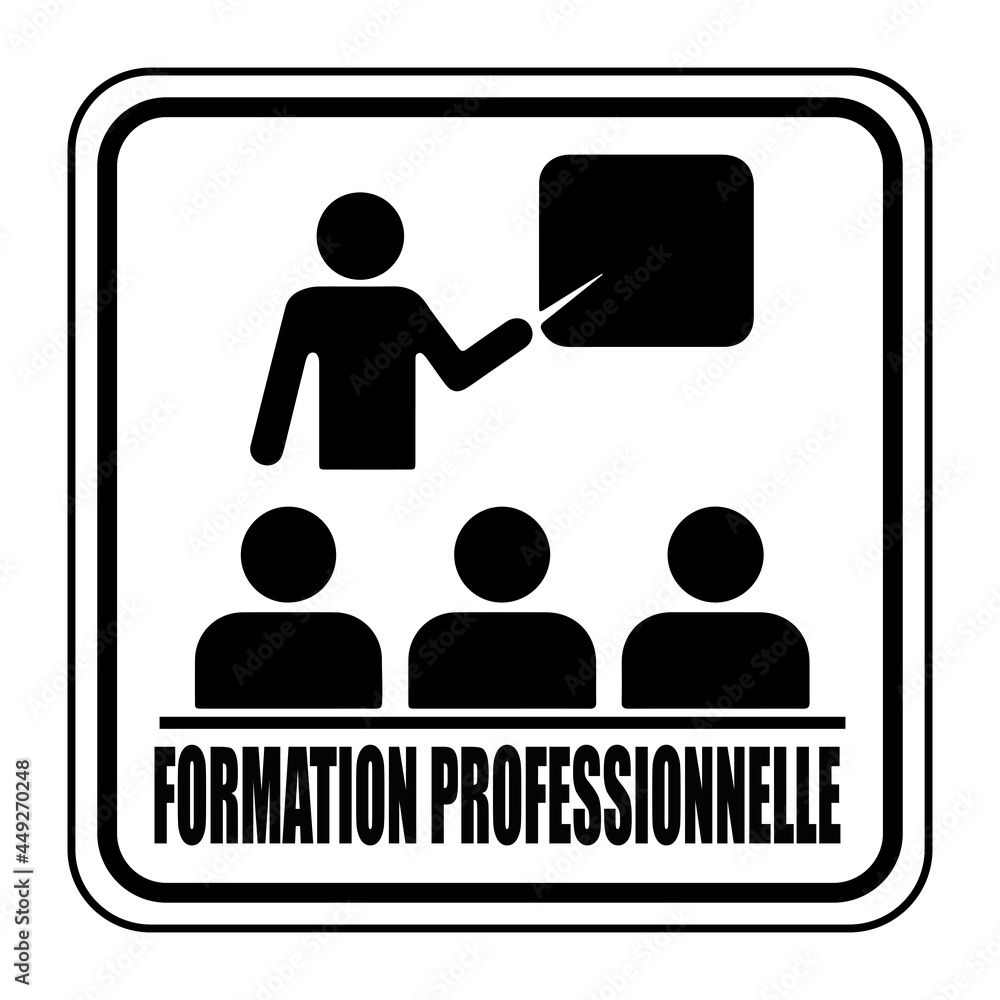 Logo formation professionnelle. Stock Vector | Adobe Stock