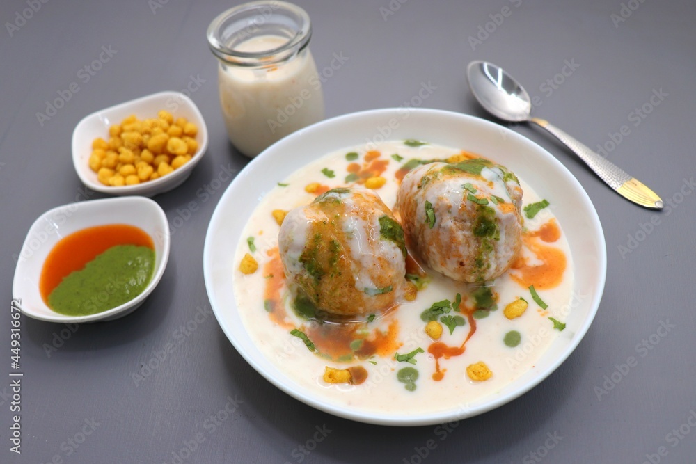 Dahi Bhalla or Dahi Vada is a type of chaat dish from India. It is ...