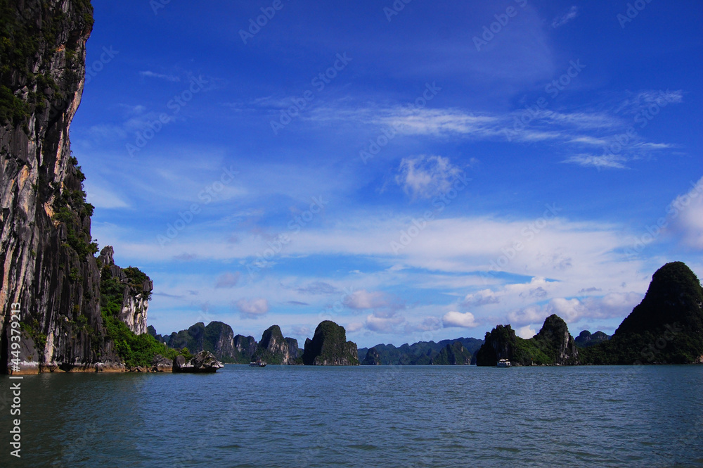 Halong or Ha Long Bay UNESCO World Natural Heritage Site and popular ...