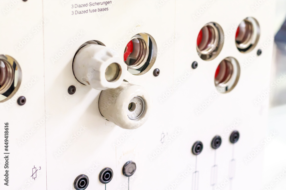 Fuse slot used to install electrical fuse to prevent over current and ...