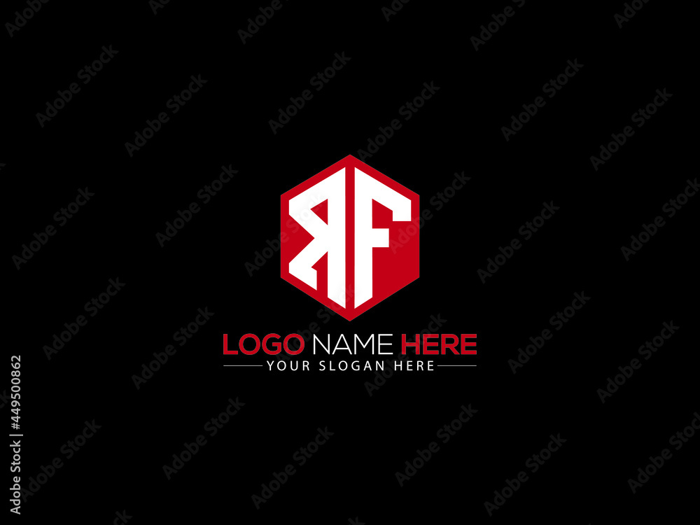 Letter RF Logo, creative rf logo icon vector for your brand Stock ...