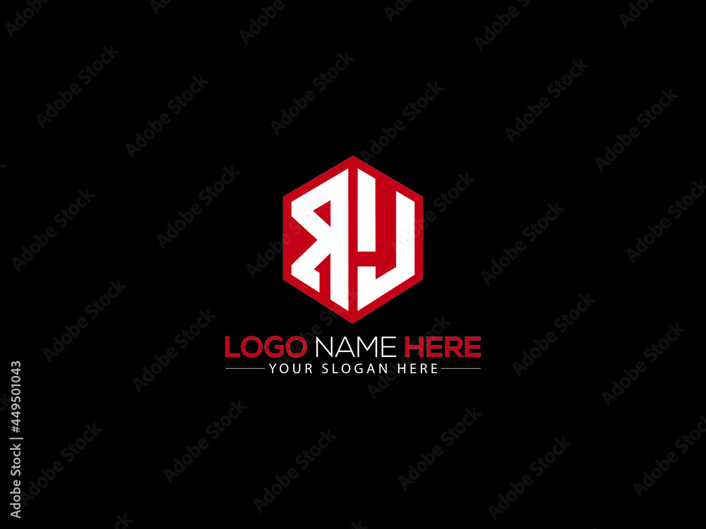 Letter RJ Logo, creative rj logo icon vector for your brand Stock ...