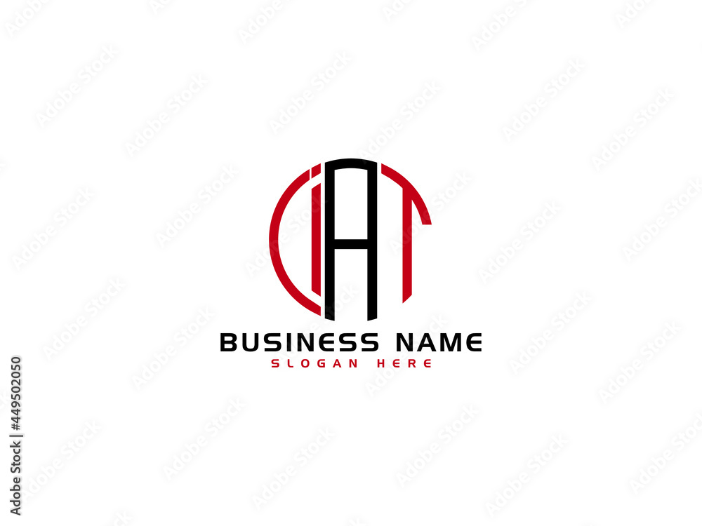 Letter IAT Logo Iocn Vector Image For Business Stock Vector | Adobe Stock
