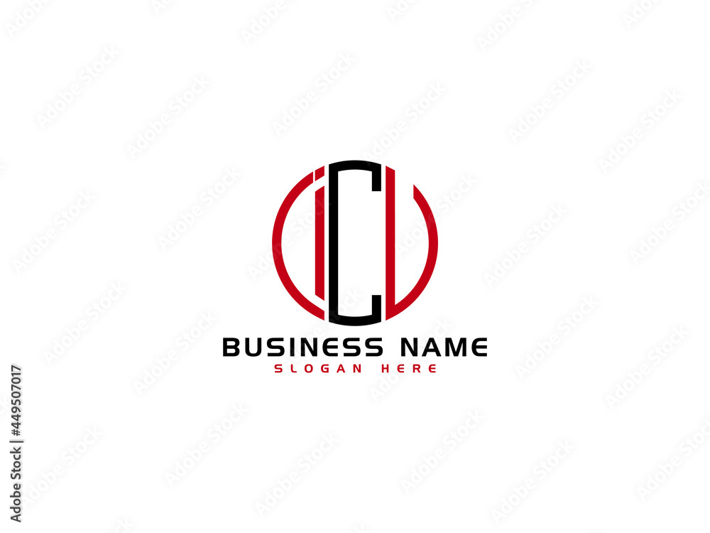 Letter ICV Logo Icon Vector Image For Business Stock Vector | Adobe Stock