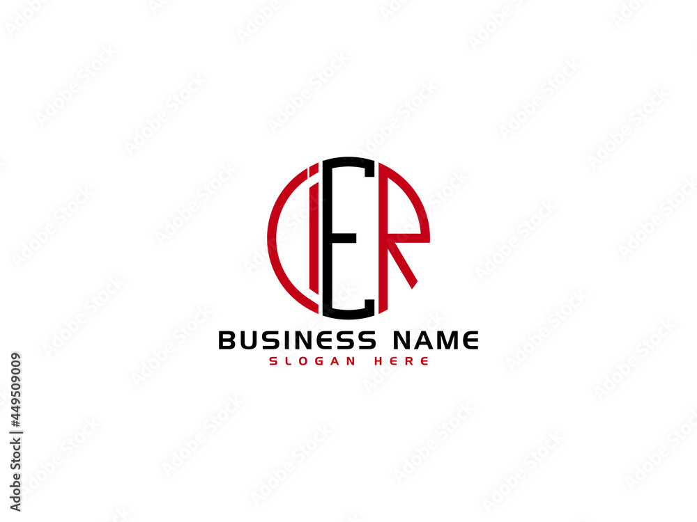 Letter IER Logo Icon Vector Image For Business Stock Vector | Adobe Stock