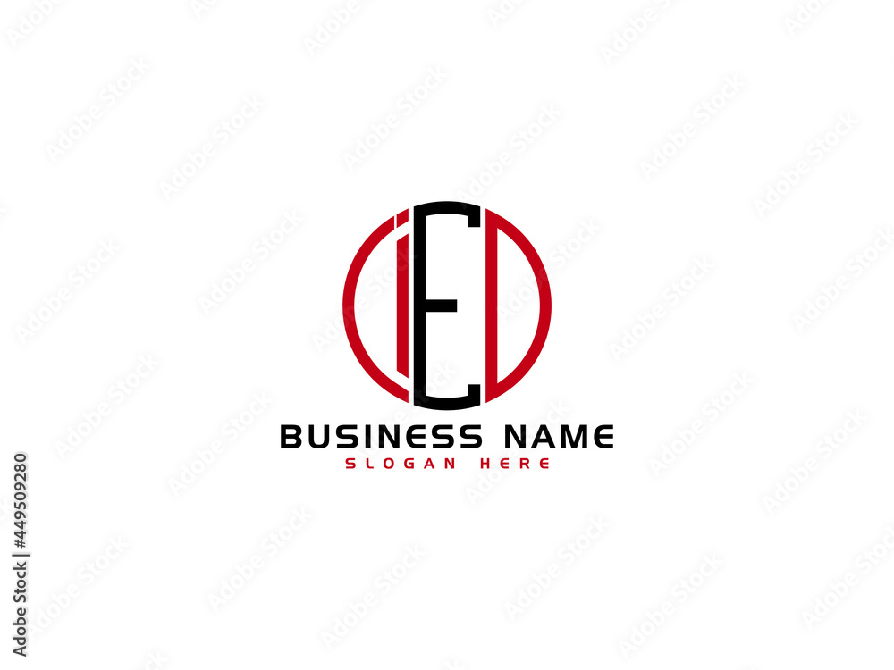 Letter IED Logo Icon Vector Image For Business Stock Vector | Adobe Stock