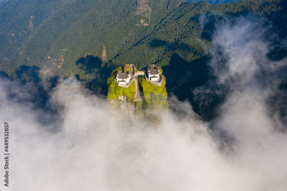 The Fanjingshan or Mount Fanjing, located in Tongren, Guizhou province ...