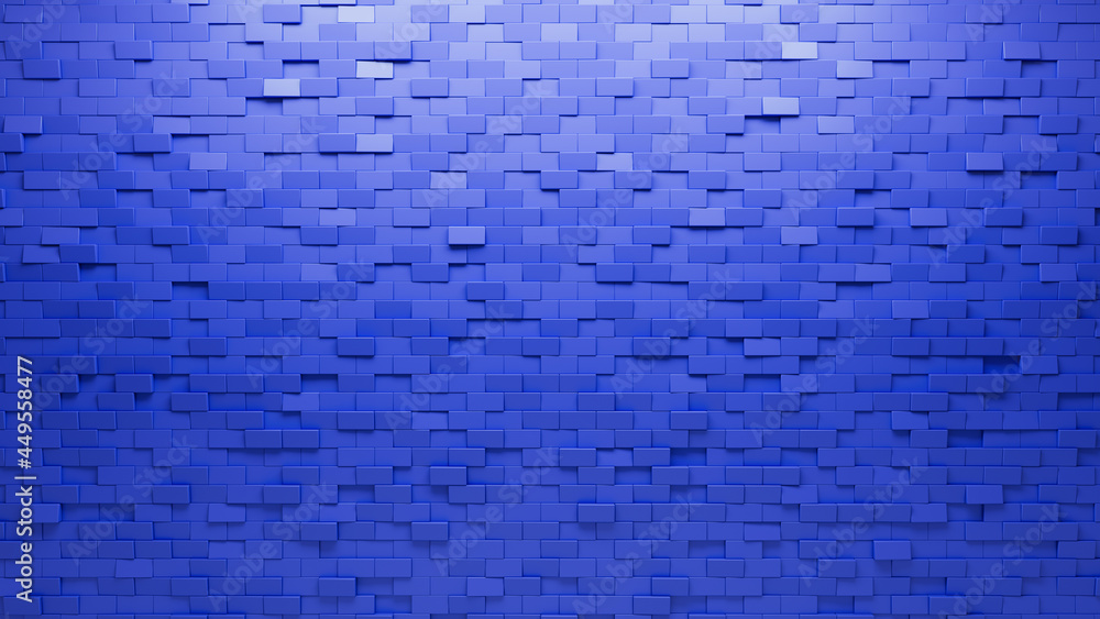 Polished, Blue Wall background with tiles. Futuristic, tile Wallpaper ...