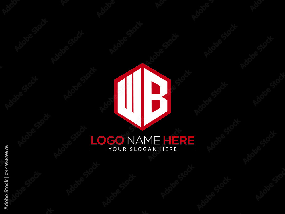 Letter WB Logo, creative wb logo icon vector for your brand Stock ...