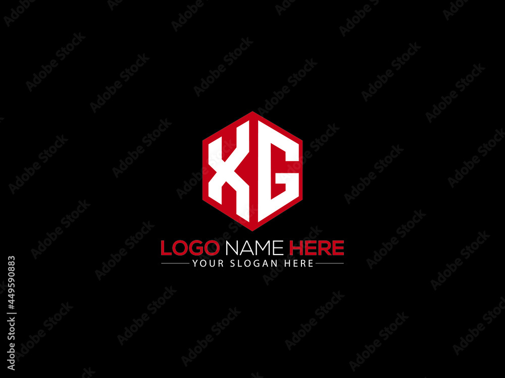 Letter XG Logo, creative xg logo icon vector for your brand Stock ...