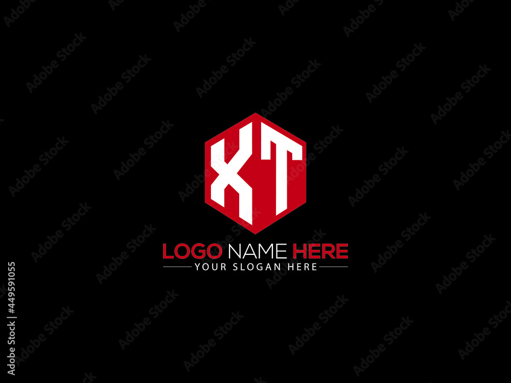 Letter XT Logo, creative xt logo icon vector for your brand Stock ...