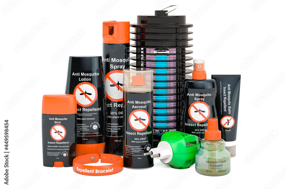 Insect repellent products with lamp mosquito electric insect killer. 3D ...