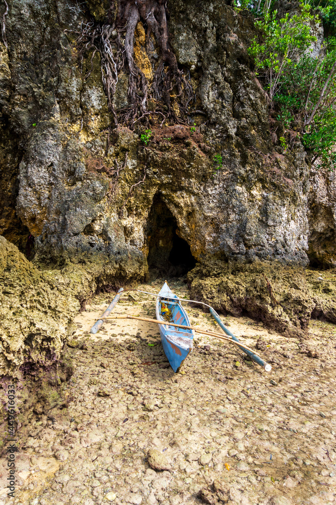 Small Filipino Bangka, native watercraft of the Philippines, used by ...