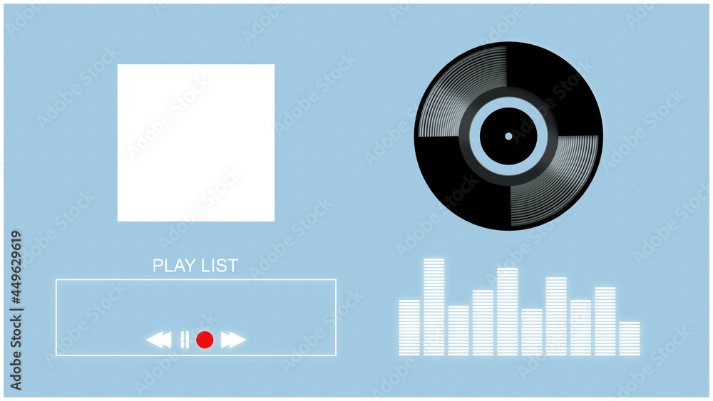 Music songs playlist concept. Stock Photo | Adobe Stock