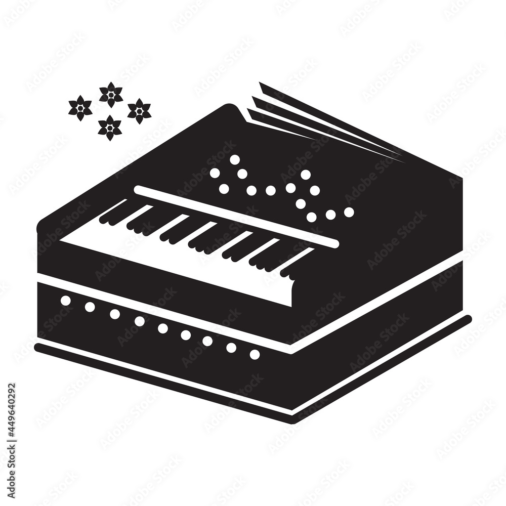 Harmonium icon vector illustration Stock Vector | Adobe Stock