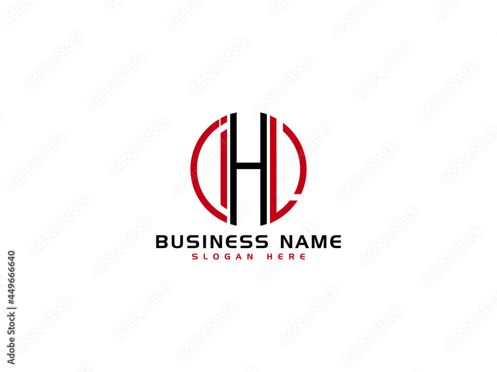 Letter IHL Logo Icon Vector Image For Business Stock Vector | Adobe Stock