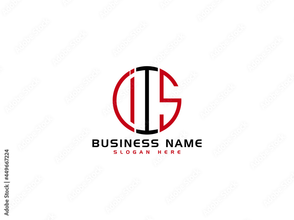 Letter IIS Logo Icon Vector Image For Business Stock Vector | Adobe Stock