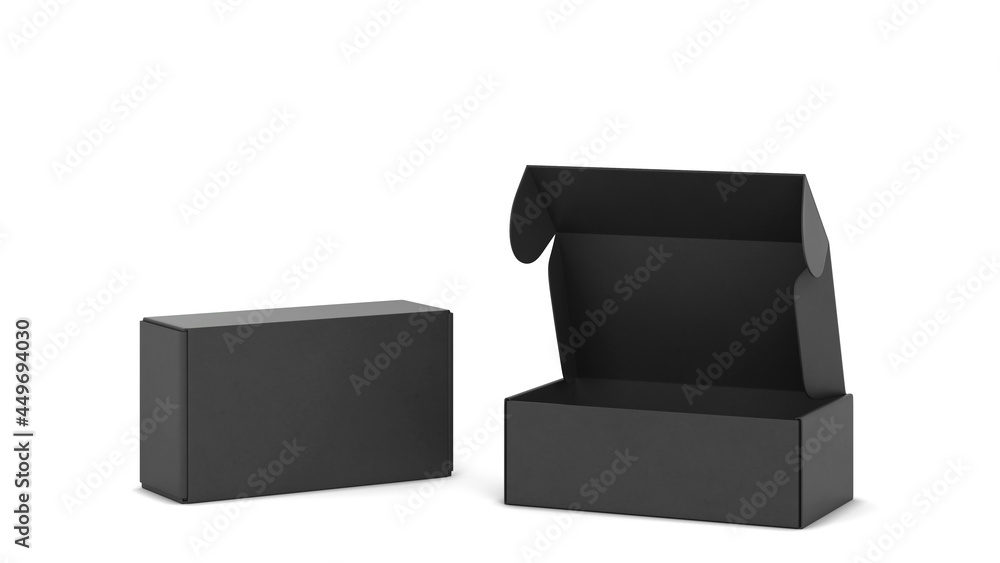 Poster Blank tuck in flap packaging box mockup – Wall Art | UkPosters