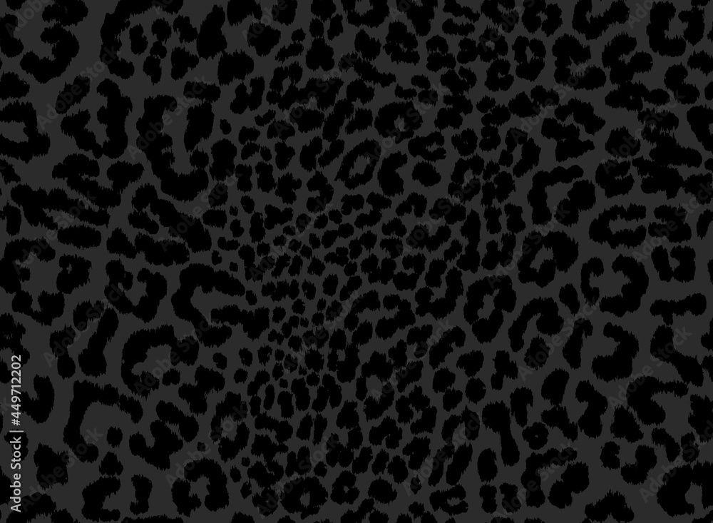 Minimalist black leopard seamless vector pattern. Black panther animal ... Minimalist black leopard seamless vector pattern. Black panther animal ...