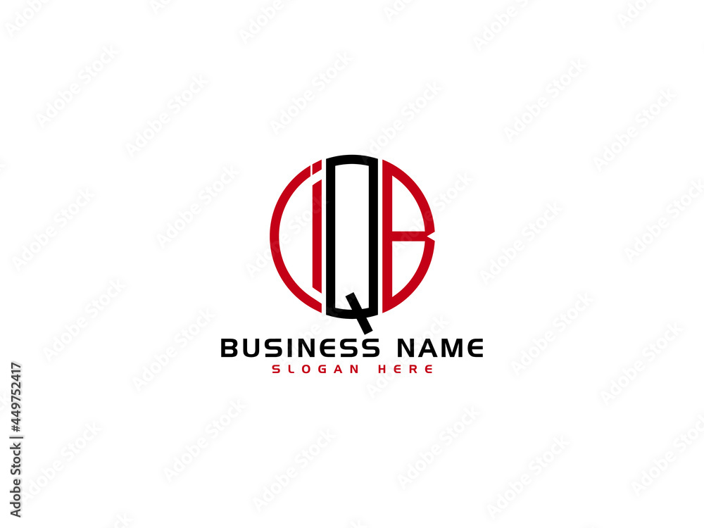 Letter IQB Logo Iocn Vector Image For Business Stock Vector | Adobe Stock