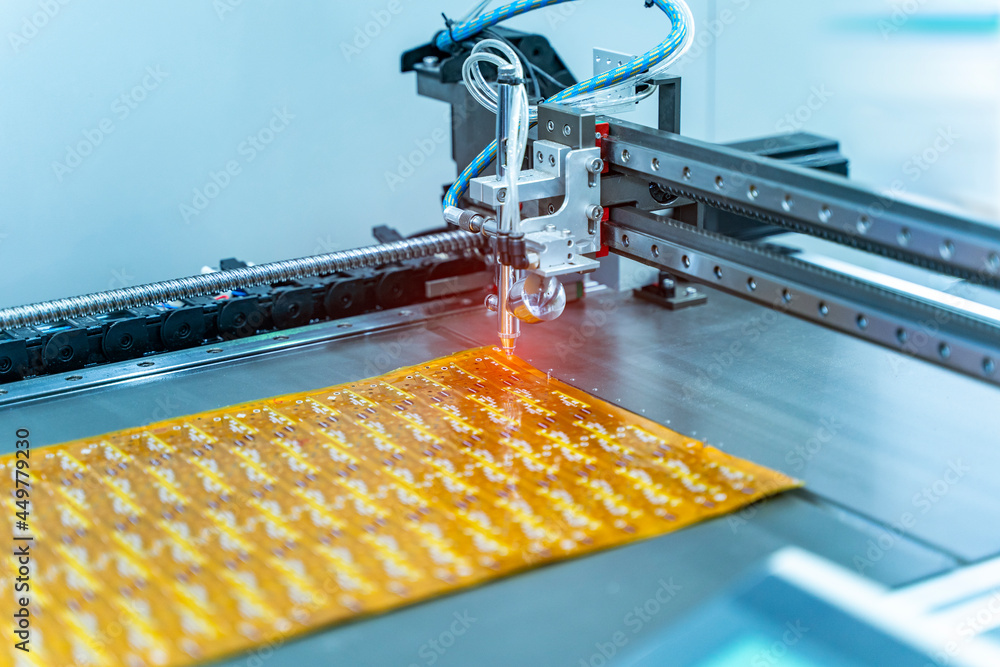 automatic robot for print circuit board (PCB)assembly machine part at ...