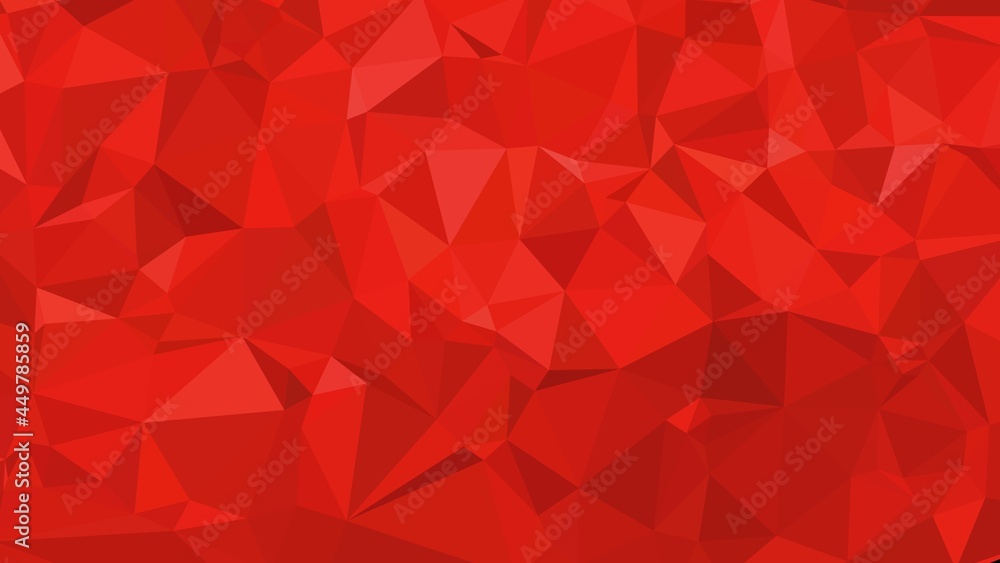 Abstract ruby low poly background. Abstract red low poly triangle ...