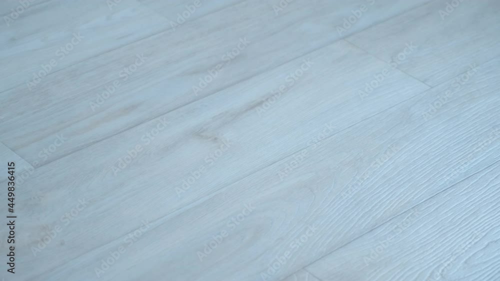 Light grey linoleum surface on floor with wooden pattern, wood texture ...