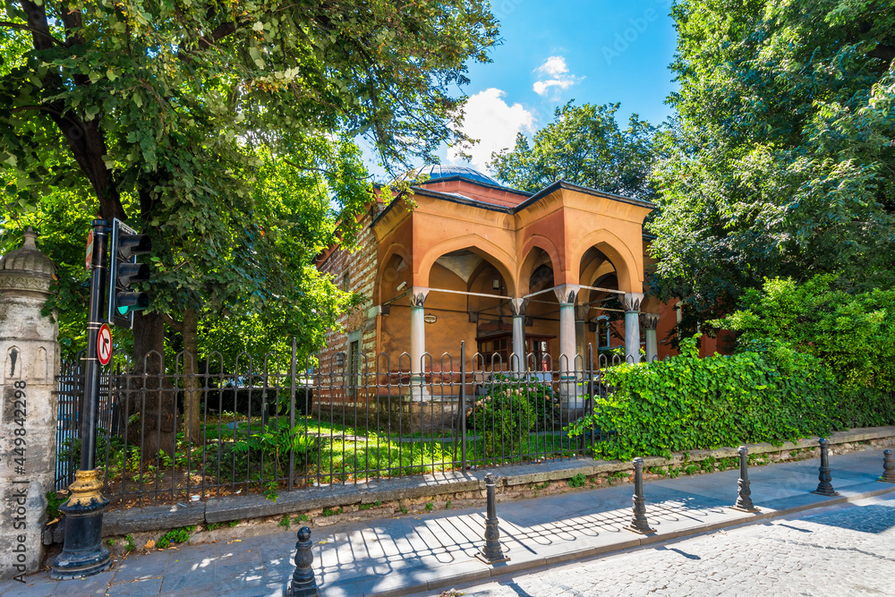 Historical Library view in Istanbul. Istanbul is popular tourist ...