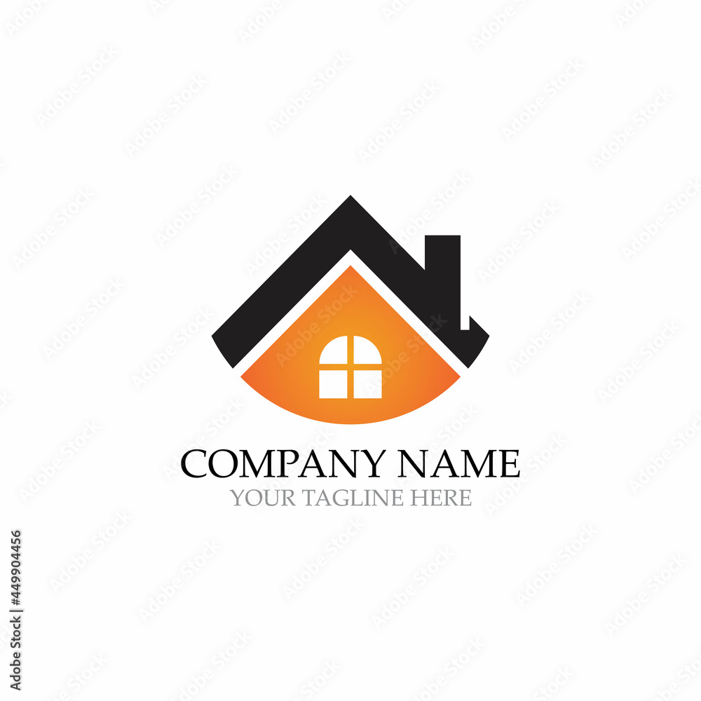 Home Logos and template symbols vector Stock Vector | Adobe Stock