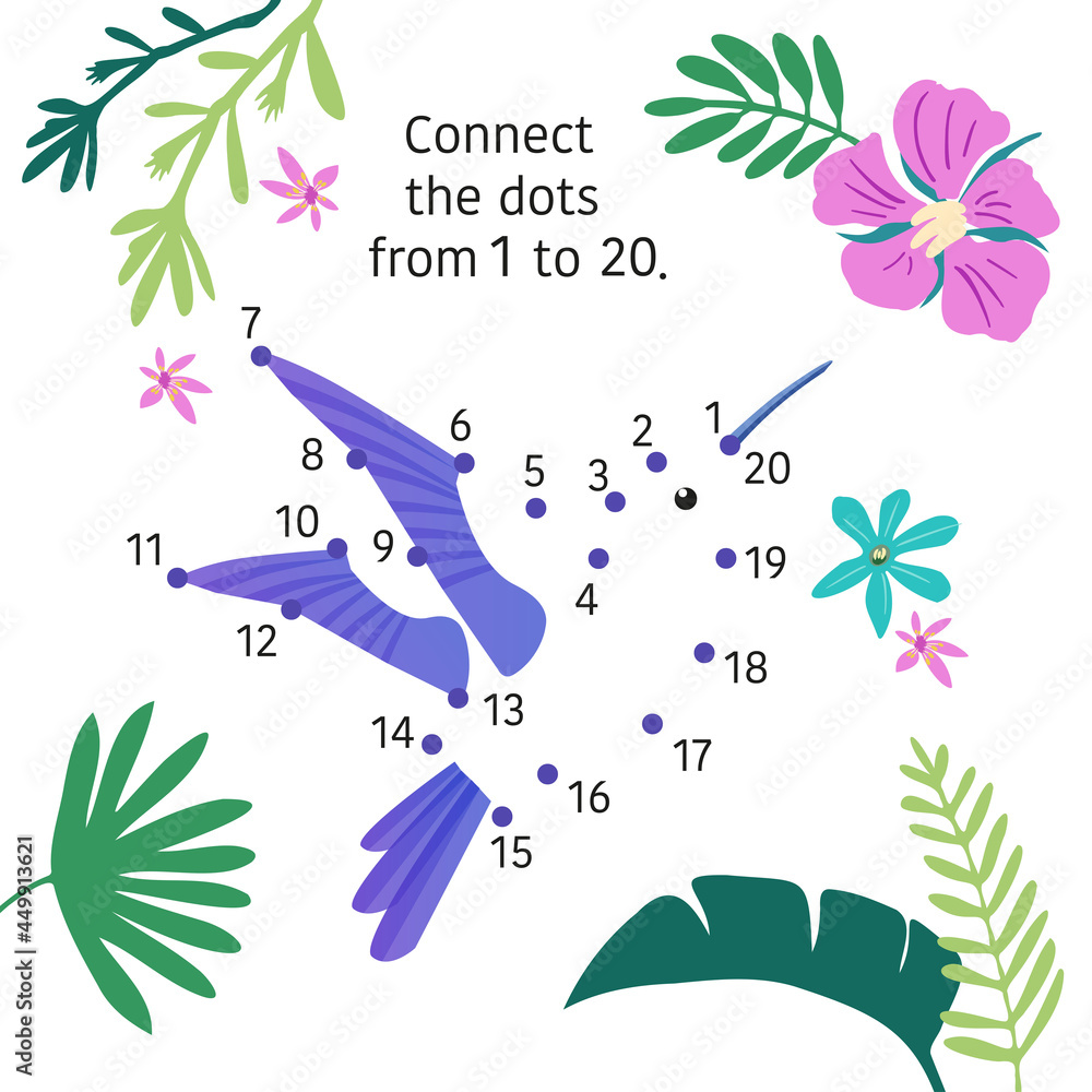 Calibri In Rainforest Dot To Dot Connect Dots From 1 To 20 Game For calibri-in-rainforest-dot-to-dot-connect-dots-from-1-to-20-game-for