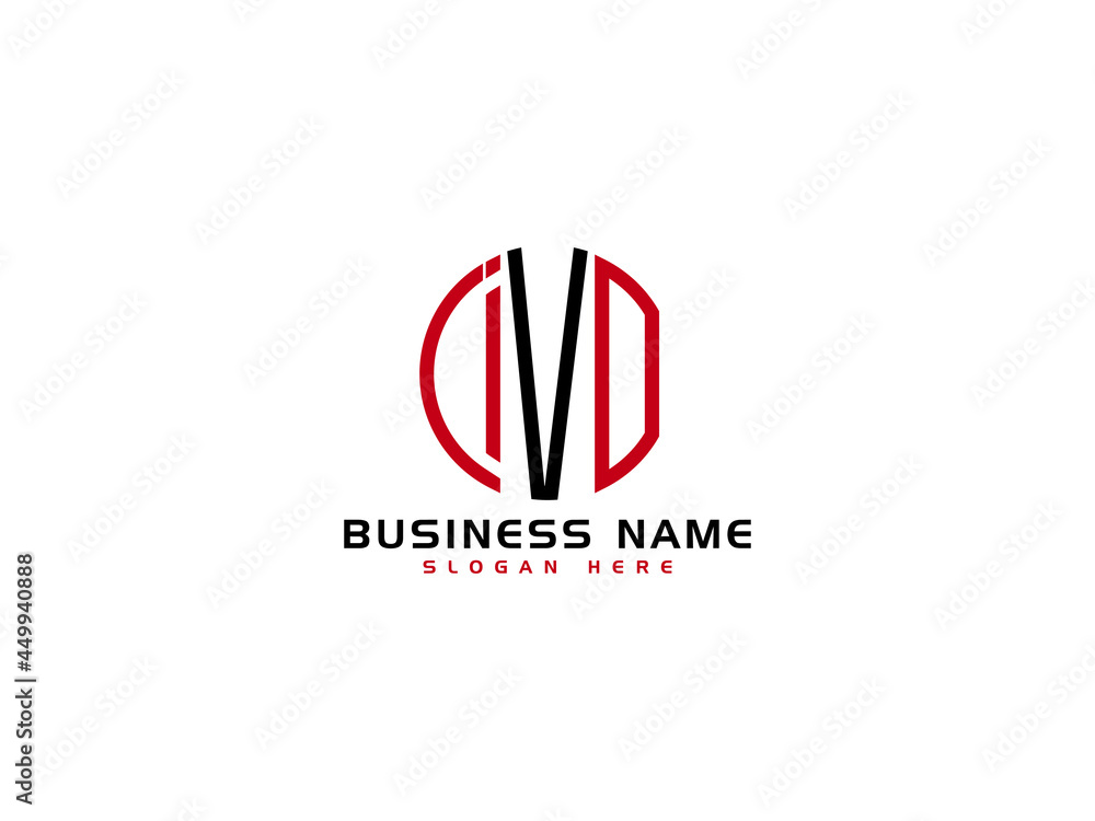 Letter IVO Logo Iocn Vector Image For Business Stock Vector | Adobe Stock