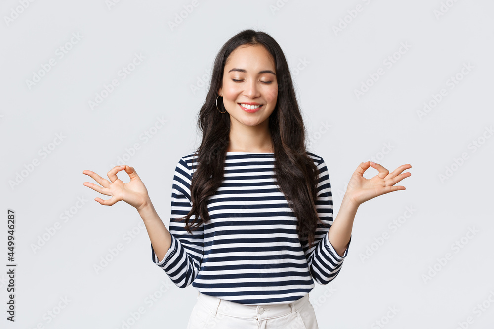 Relaxed Happy People